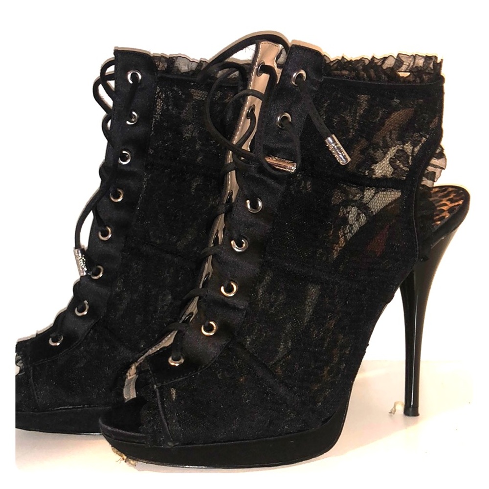 Betsy Johnson Lace Platform Bootie - Gem